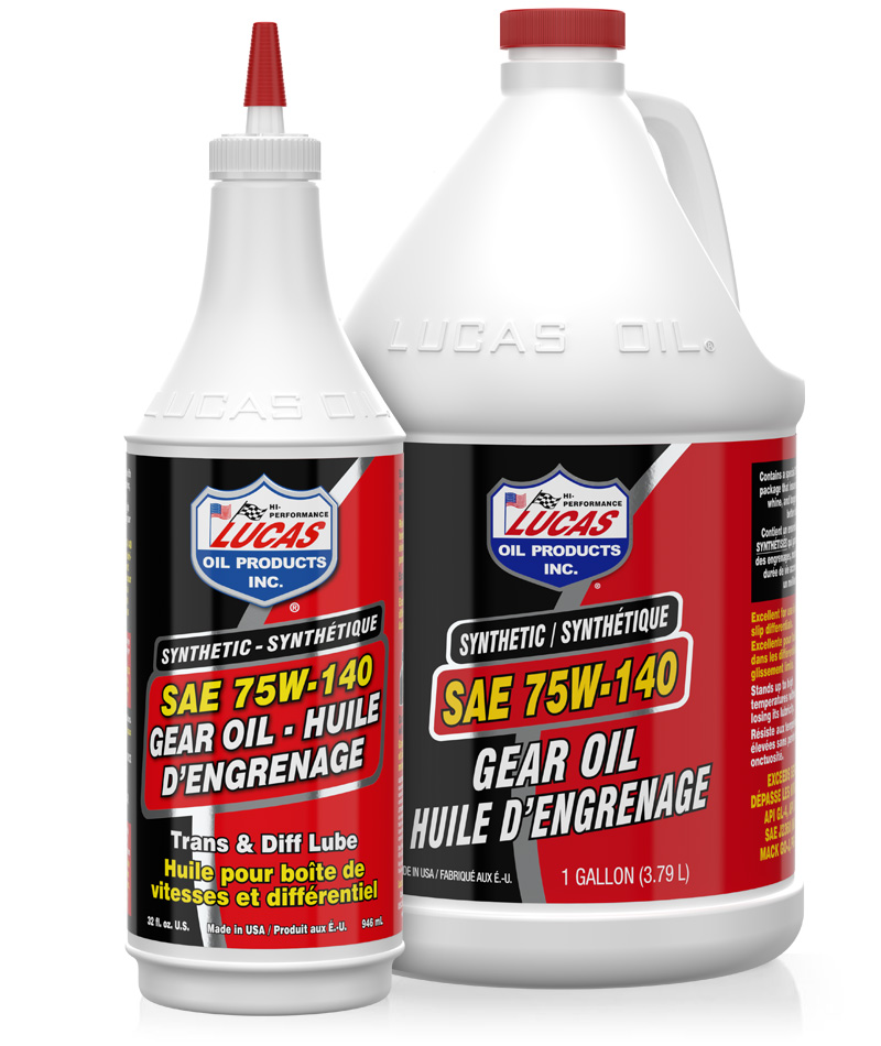 Synthetic SAE 75W 140 Gear Oil Lucas Oil Products Synthetic SAE 75W 140 Gear Oil Lucas Oil Products